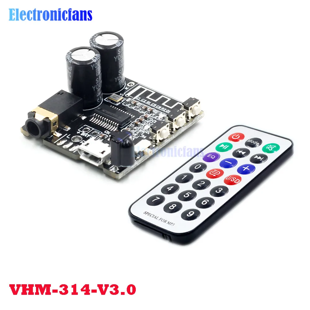 VHM 314 V3.0 Bluetooth Audio Receiver Board Bluetooth 5.0 mp3 Lossless ...