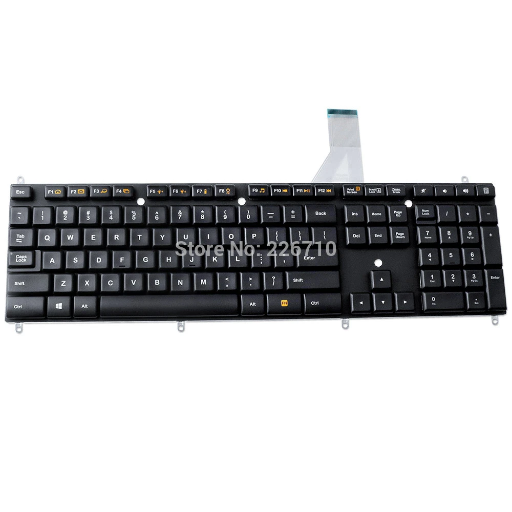 New Replacement Keycaps & Clip For Logitech K800 Wireless Illuminated ...