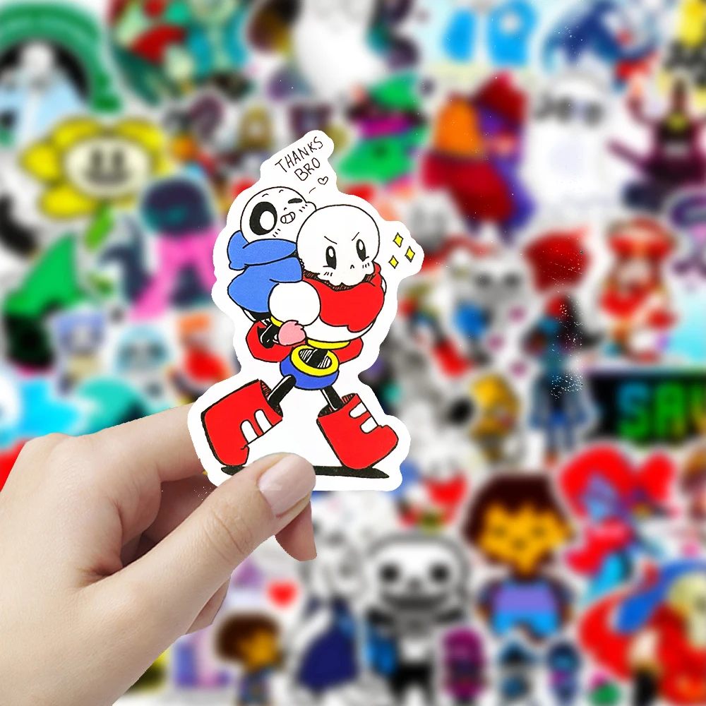 Stickers Sticker Undertale | Undertale Sticker 50pcs | Anime Game ...