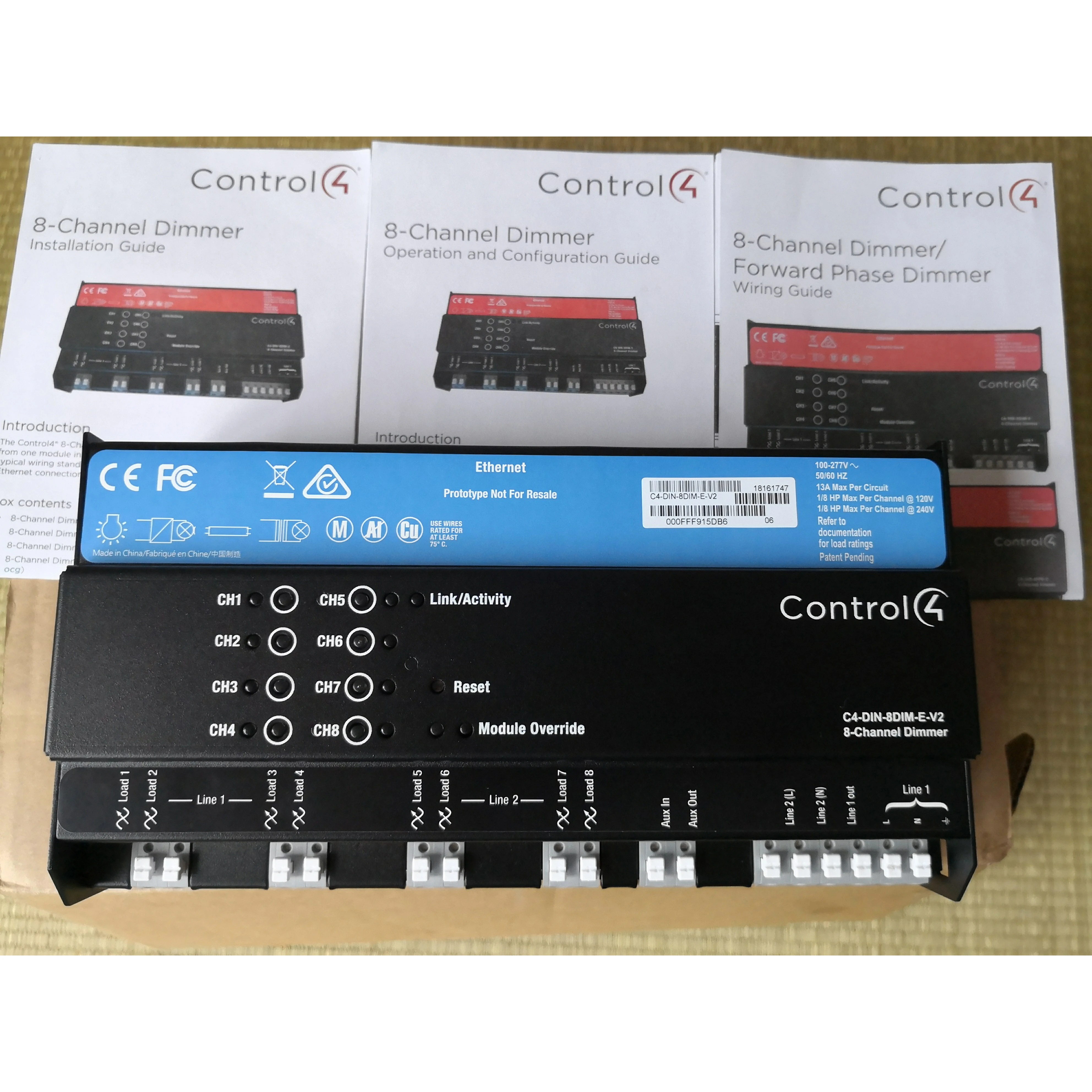 New Original Control4 8-channel Relay Dimmer C4-din-8dim-e-v2 - Power ...