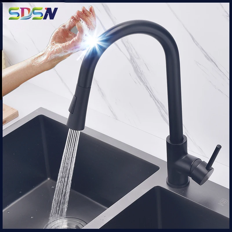 Kitchen Faucet Sdsn Smart Touch Kitchen Faucets Stainless Steel Pull ...