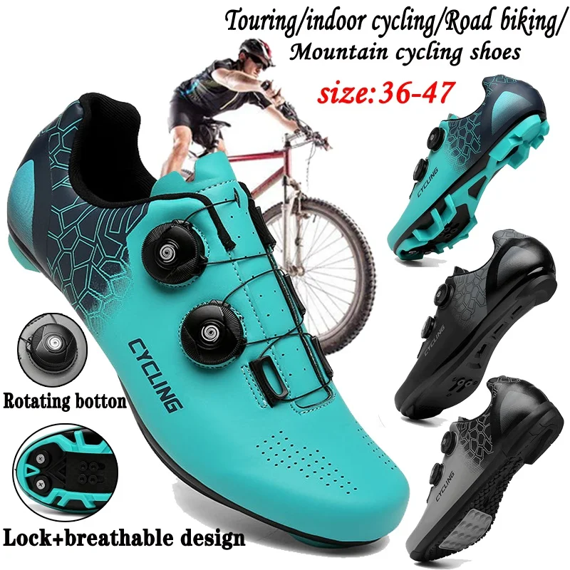 Mens-Cycling-Sneaker-Mtb-Male-Road-Cycling-Shoes-Speed-Bike-Shoes-Women ...