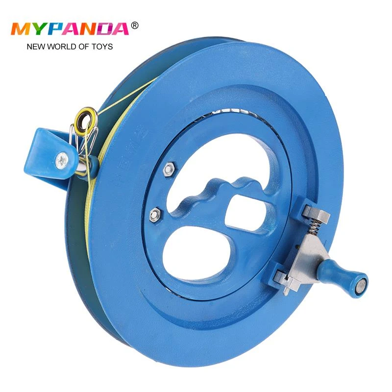 Durable 16cm Kite Reel With 150m Line Abs Plastic Blue Kite Reel Grip ...