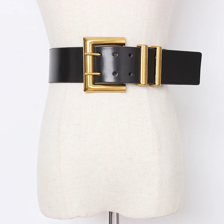 2020 New Spring Trendy Wide Belt For Women Solid Casual Fashion ...