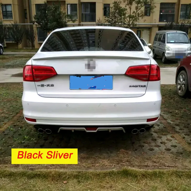 Задний бампер диффузор защитные бамперы для vwJetta- диффузор, губа на ...