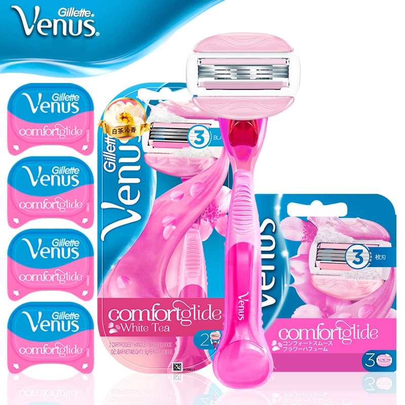 Cuchillas de afeitar Venus Original para mujer, afeitadora de seguridad ...