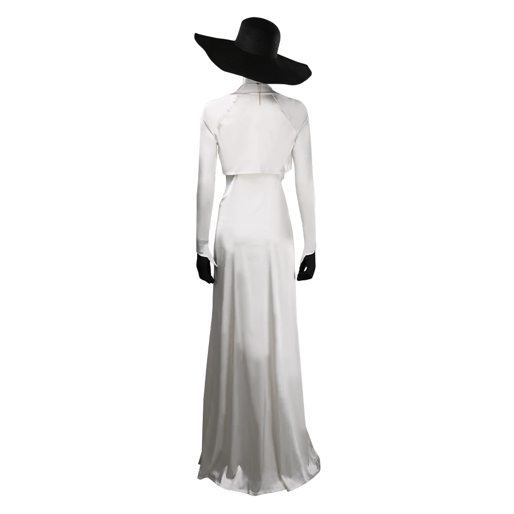 Game Resident Evil Village Alcina Dimitrescu Outfits Cosplay Costume ...