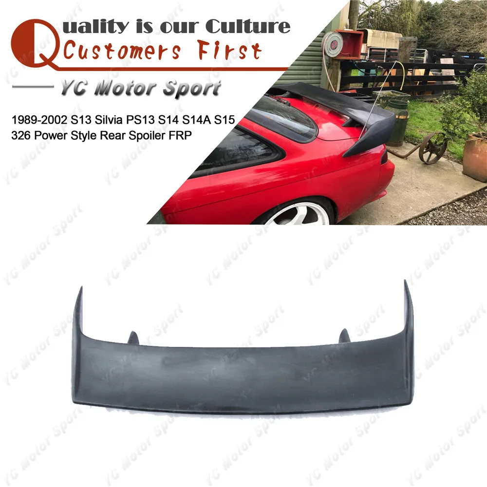 Car-Accessories-FRP-Fiber-Glass-326-Power-Style-Rear-Spoiler-Fit-For ...