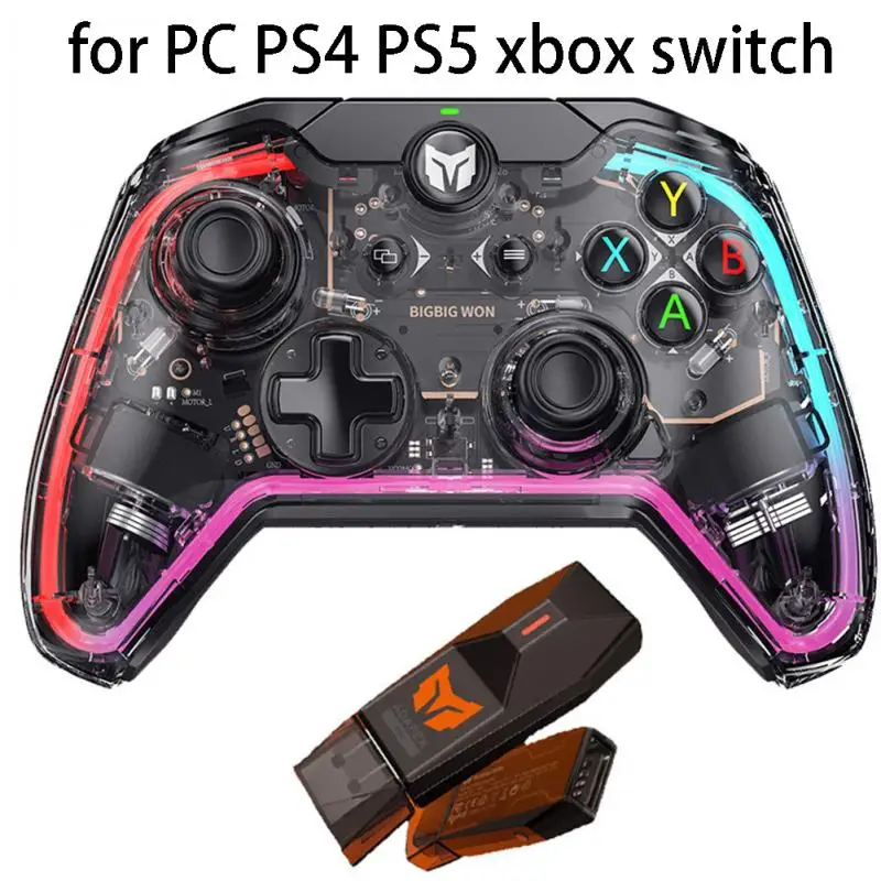 새로운 유선 게임 컨트롤러 게임 패드 조이스틱 PC 컨트롤러 6 축 자이로 스코프 + 스위치/PS4/PS5 게임 콘솔 용 특수 ...