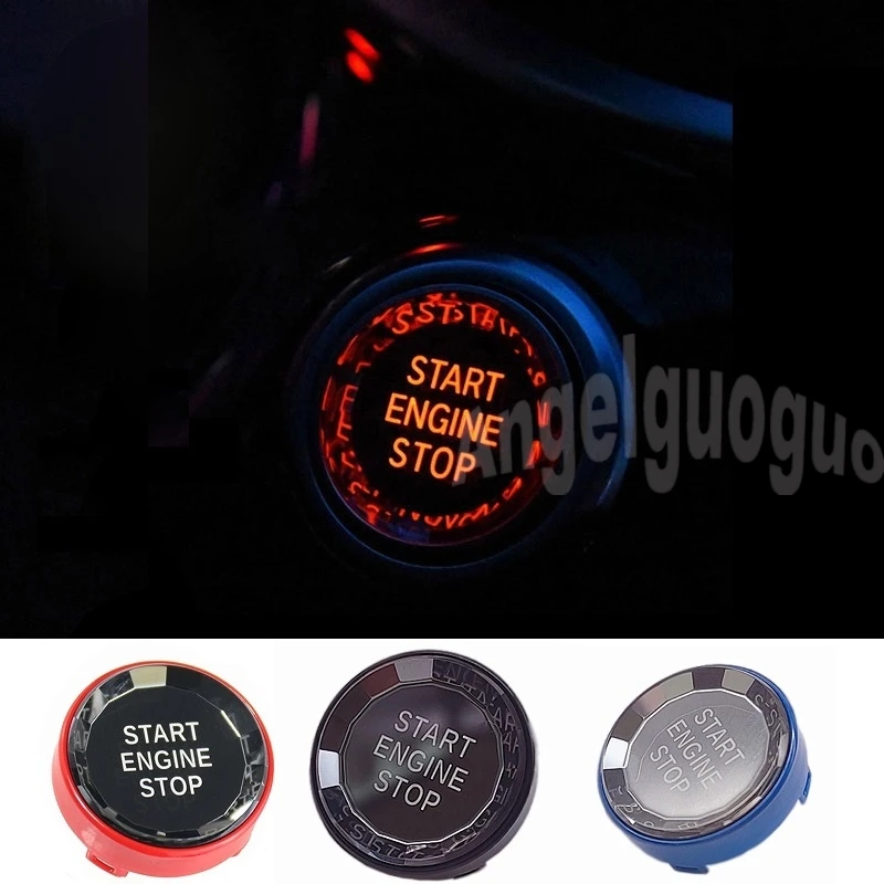 Car Engine Start Stop Switch Button Stickers For Bmw X1 E84 E81 E87 X5 ...
