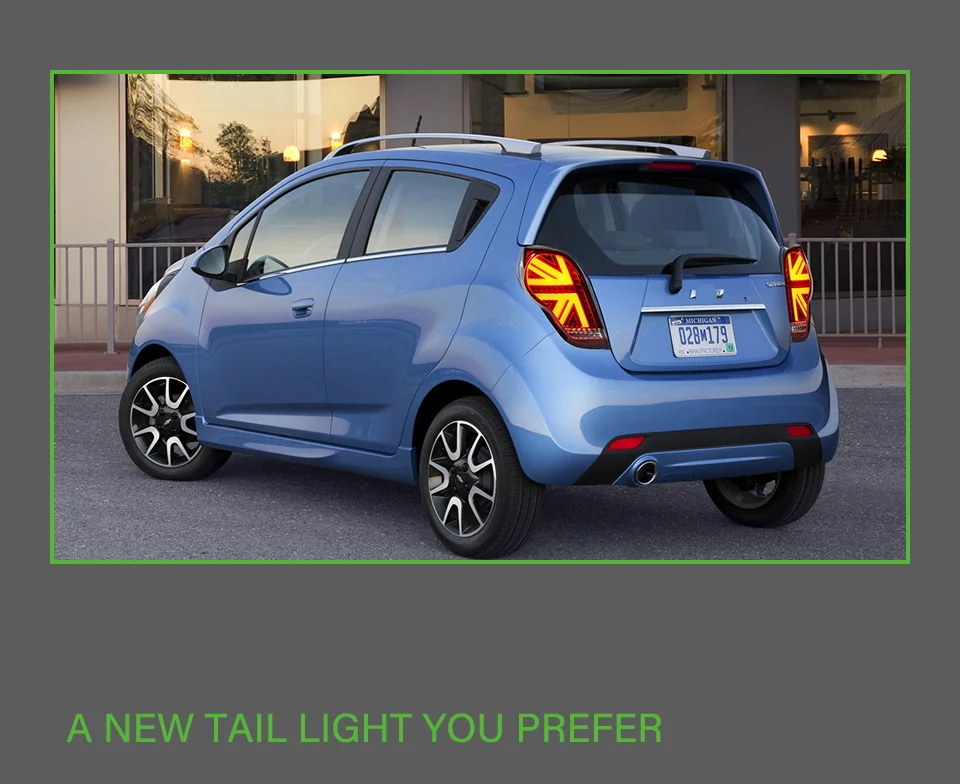 Chevrolet Spark Tail Lights 2010-2018 Spark GT LED Tail lamp light DRL ...