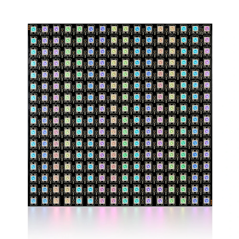 Ws2812b Rgb Flexible 16x16 8x32 256leds Pixel Panel Matrix Screen ...