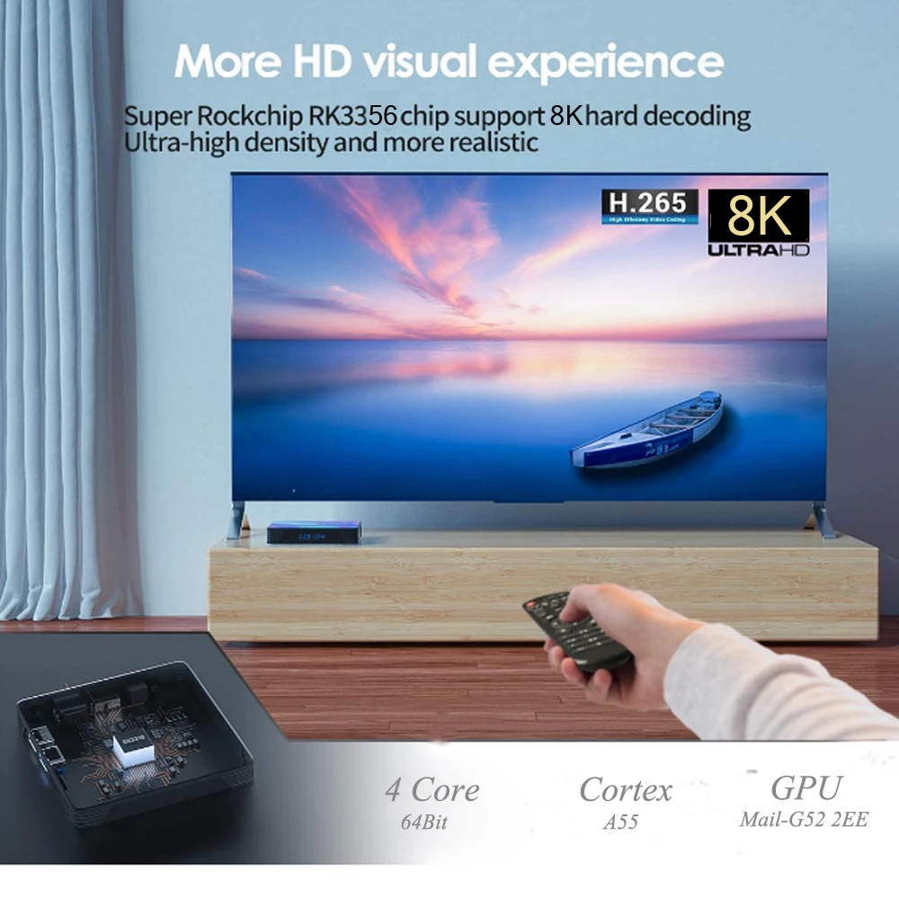 Décodeur TV - RNCYN - Woopker X88 Pro - Android 11 - 8 Go RAM - 128 Go ...