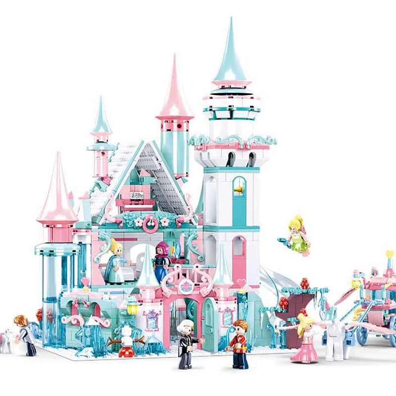 Building Blocks Snow Princess | Blocks Princess Castle Girls - World ...