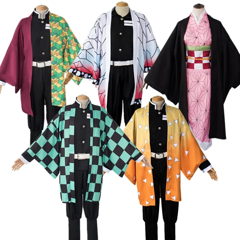 Kimetsu no Yaiba Demon Slayer Cosplay Costume Kamado Tanjirou/Kamado ...