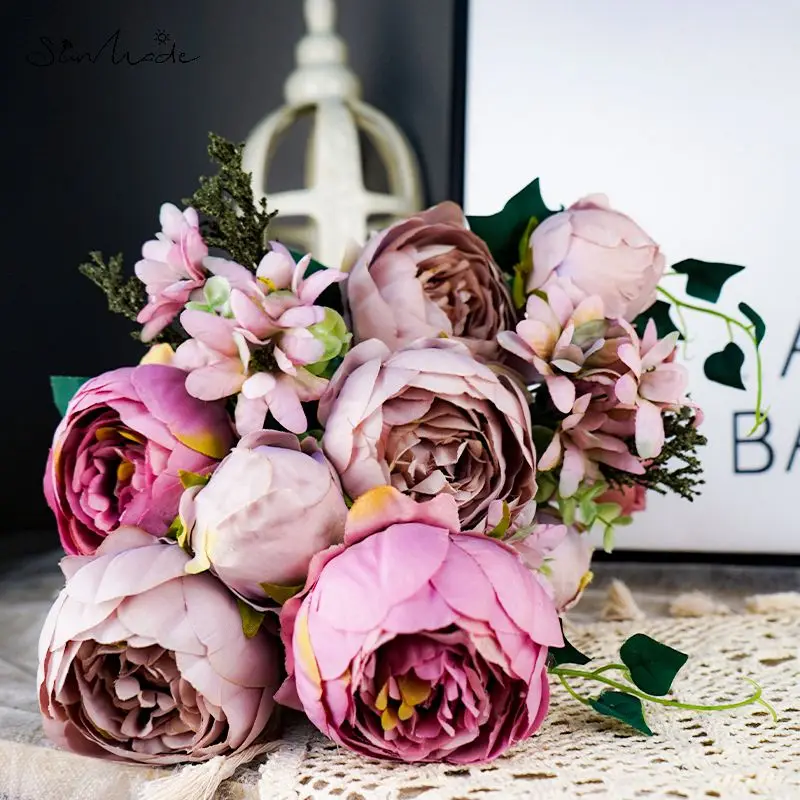 Pink Peony Boutonniere