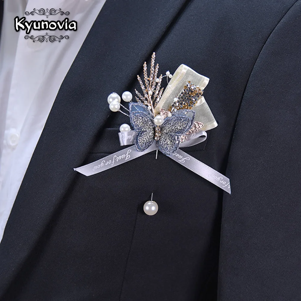 Kyunovia-Best-Man-Pin-Classic-Rhinestone-Suit-Brooches-Party-Wedding ...