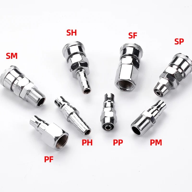 Pneumatic fitting C type Quick connector High pressure coupling PP20 ...