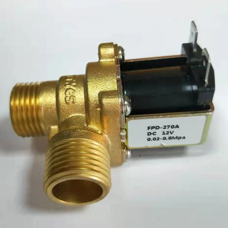 Hot 220v Dc 12v 24v Dn15 G1/2 Brass Electric Solenoid Valve Normally Closed Water Inlet Switch ...