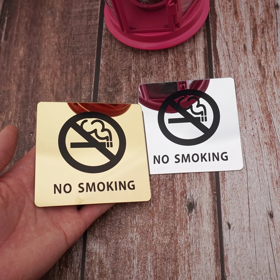 10cm-Warning-Sign-No-Smoking-Logo-Not-Smoke-Mark-Glue-Sticker-for ...
