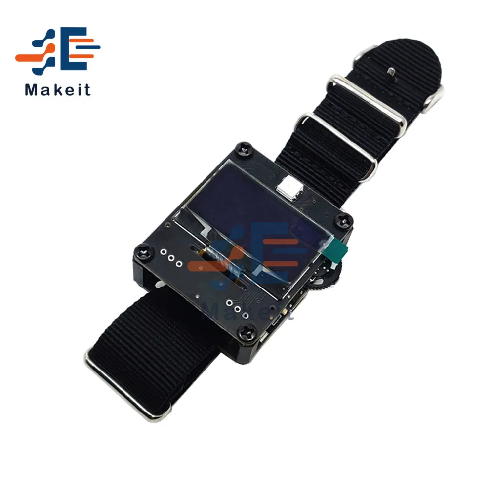 ESP8266-Wifi-Watch-Programmable-Development-Board-Wearable-OLED-Display ...