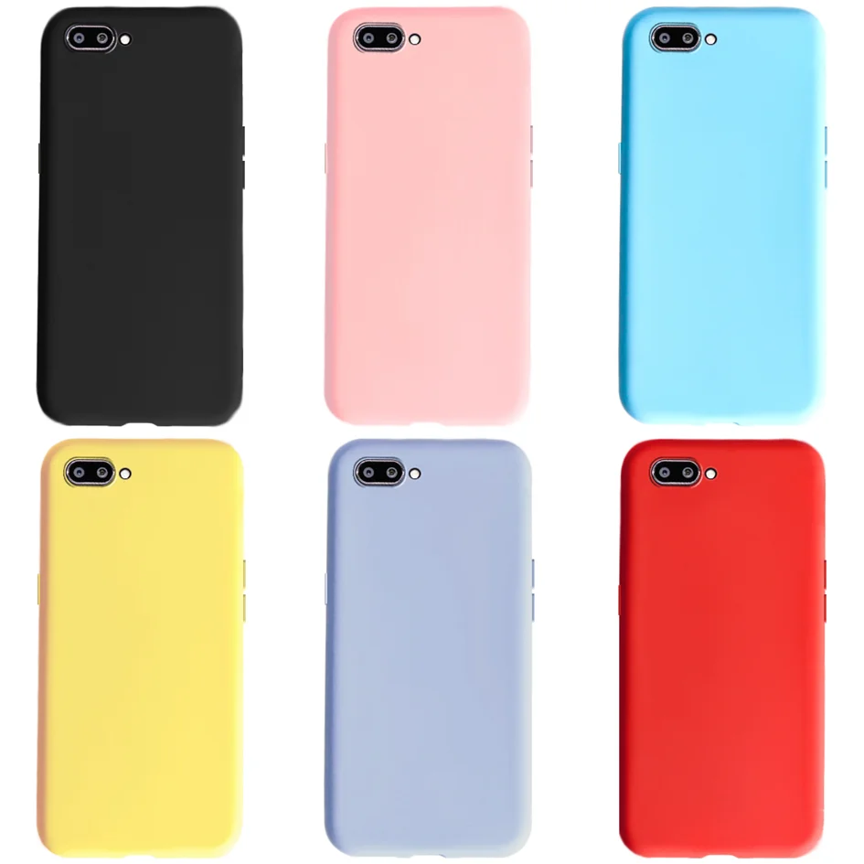 Silicone Case for Oppo A5 AX5 A3s Case Thin Matte Soft Candy Tpu Back ...