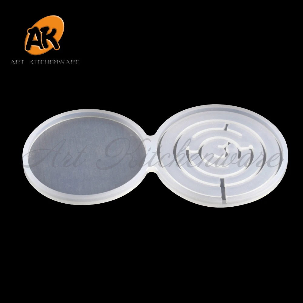 Maze Design Lollipop Silicone Mold Candy Cupcake Topper Model Chocolate ...