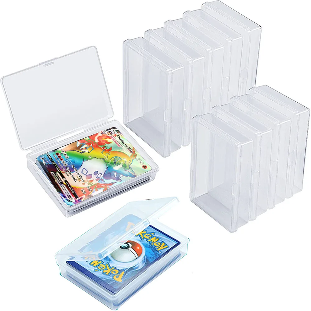 10-7-3cm-Hold-60pcs-Pokemon-Cards-Boxes-Plastic-Holder-Box-Clear-Game ...