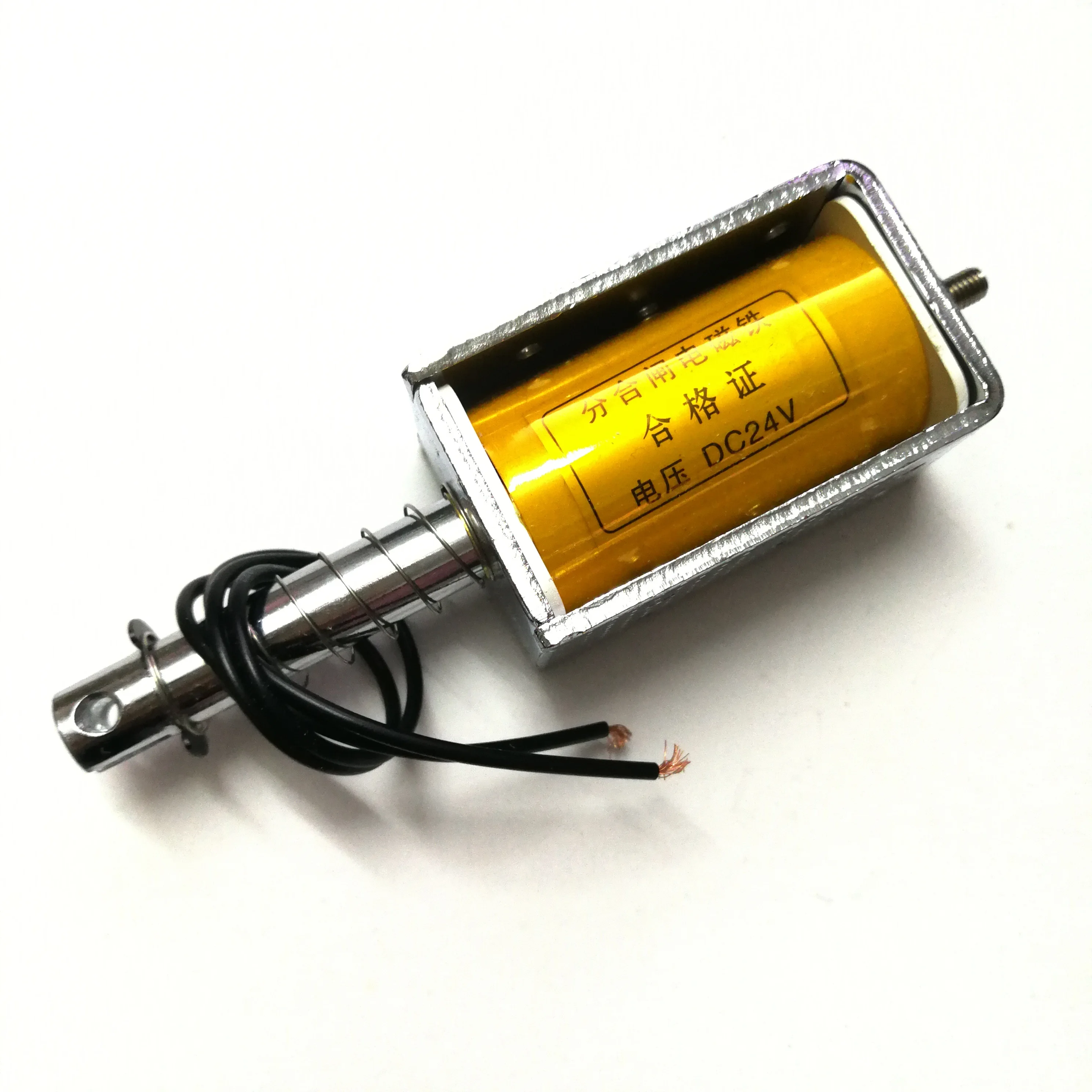 Electromagnet push-pull long stroke 35mm micro DC 12v24v220V traction ...