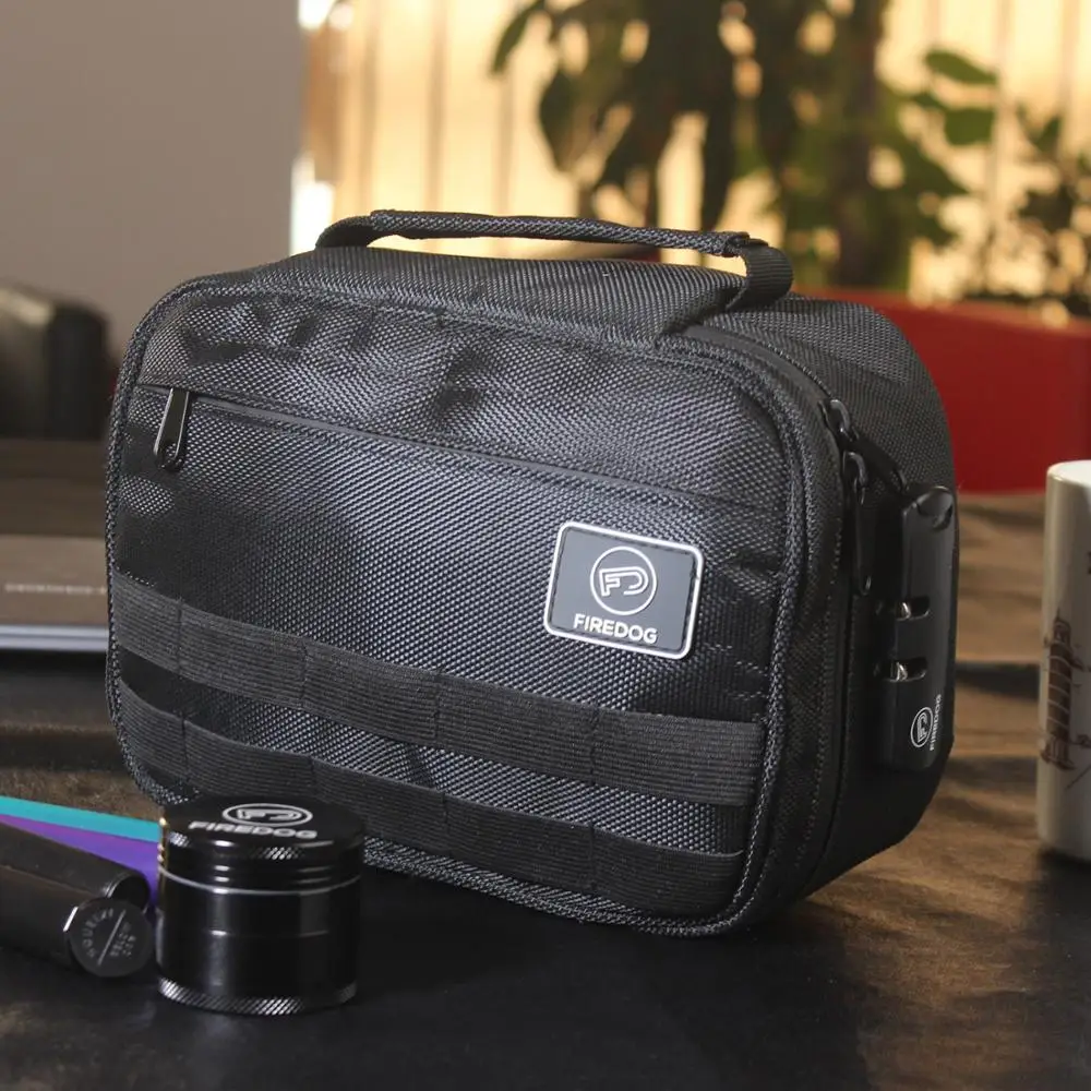 Firedog Smoking Smell Proof Case 1680d Nylon Odor Proof Bag Carbon ...