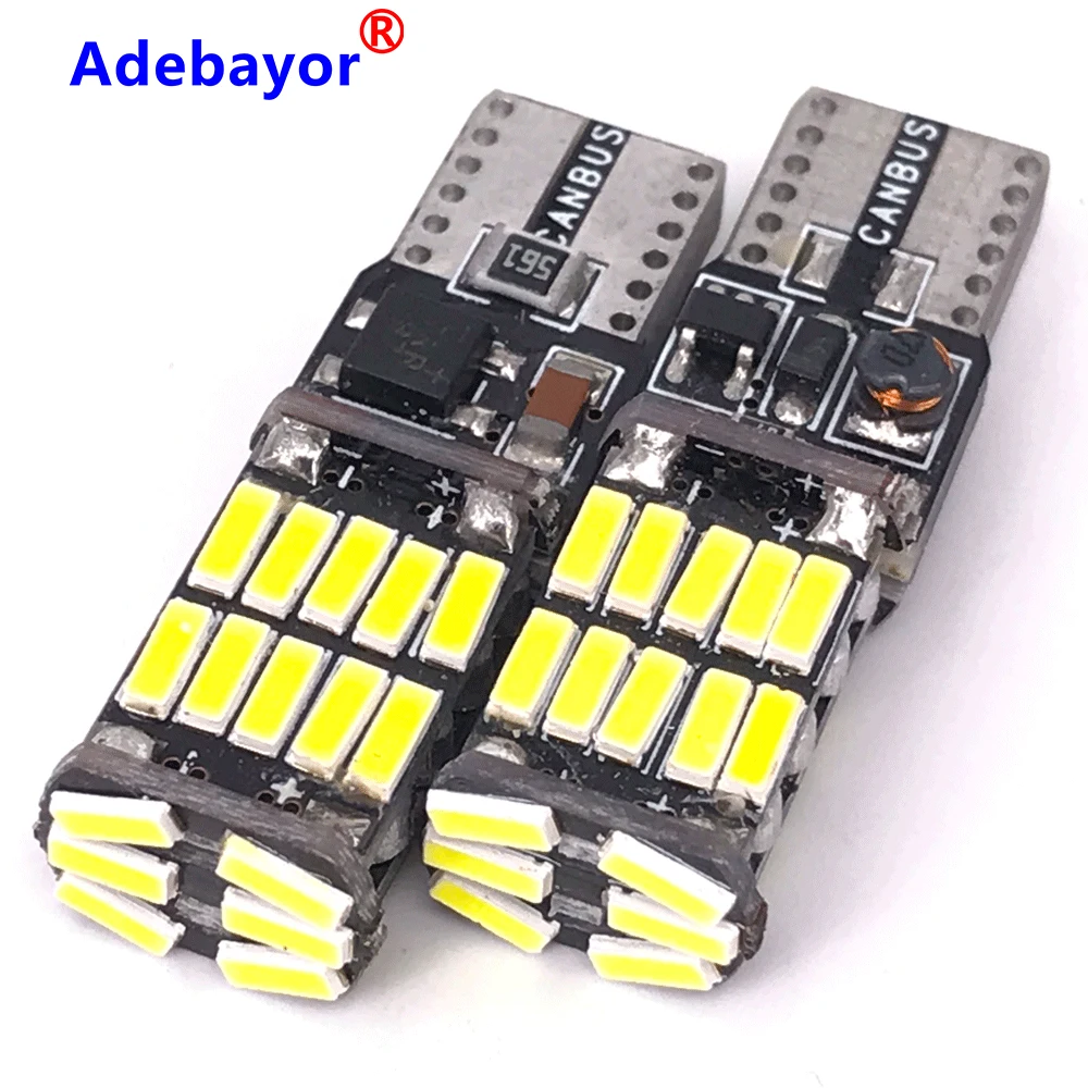 500pcs T10 4014 26 Smd W5w Canbus Car Interior Light 194 501 Led ...