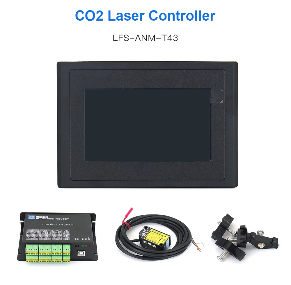 WaveTopSign Co2 Auto Focus Laser Cutting Head With Sensor Non-Metal H ...