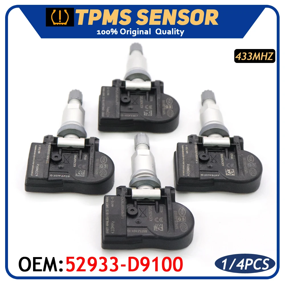 52933 D9100 TPMS SENSOR For KIA Sportage QL K7 KX5 KX3 CADENZA 2016 ...