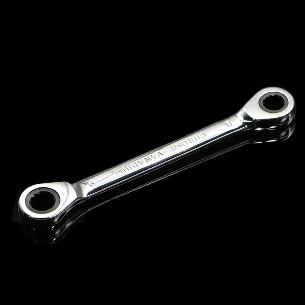 CLE A MOLETTE,8mm-9mm--Clé à cliquet à Double extrémité de boîte, acier ...