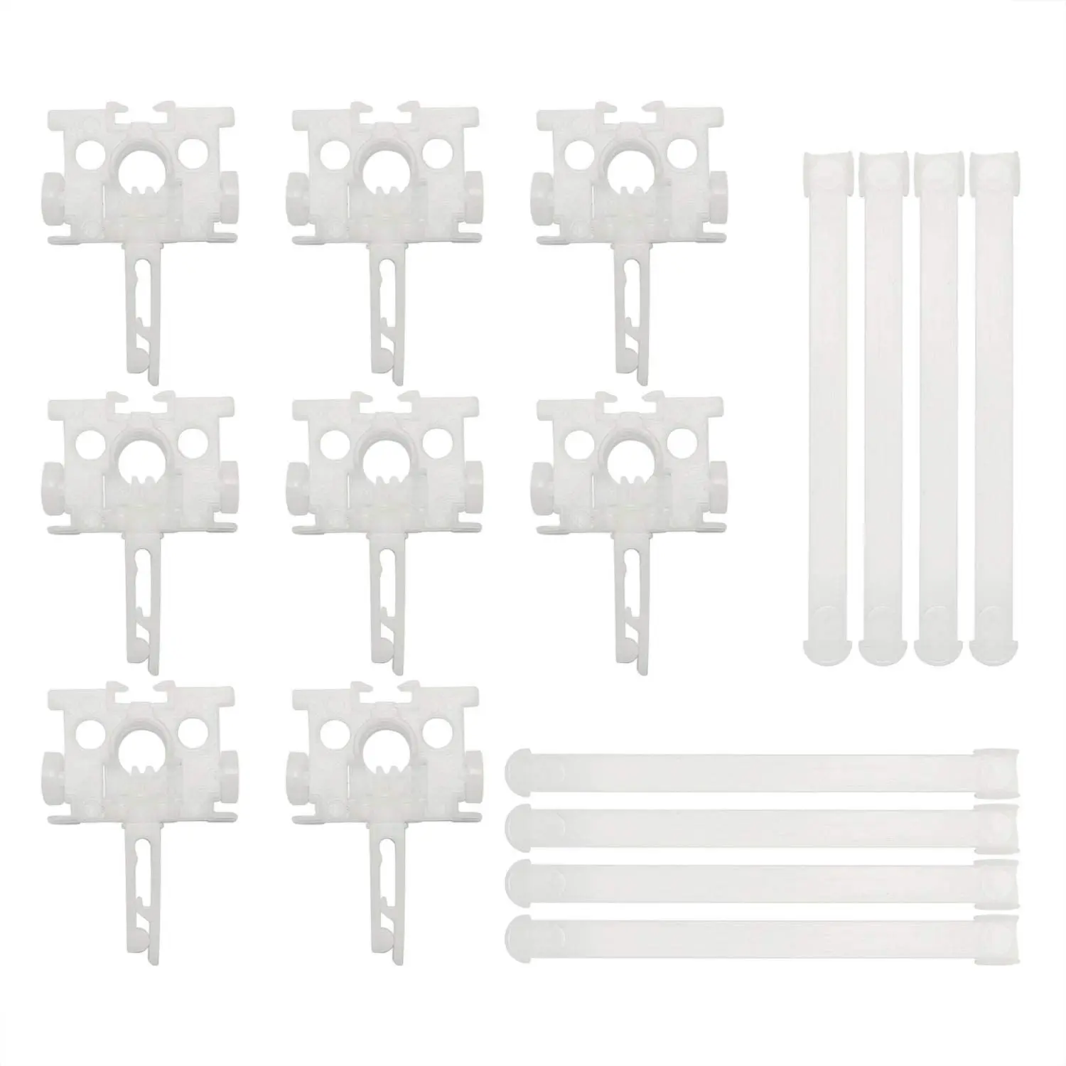 8pcs-Vertical-Blinds-Components-Bar-Curtain-Accessories-H-Hook-Bracket ...