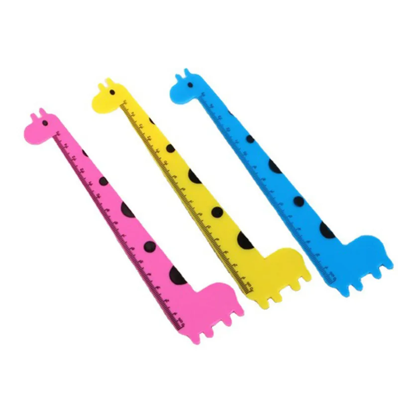 3-Pieces-Lytwtw-s-Cute-Giraffe-Funny-Drawing-Straight-Ruler-Kawaii ...