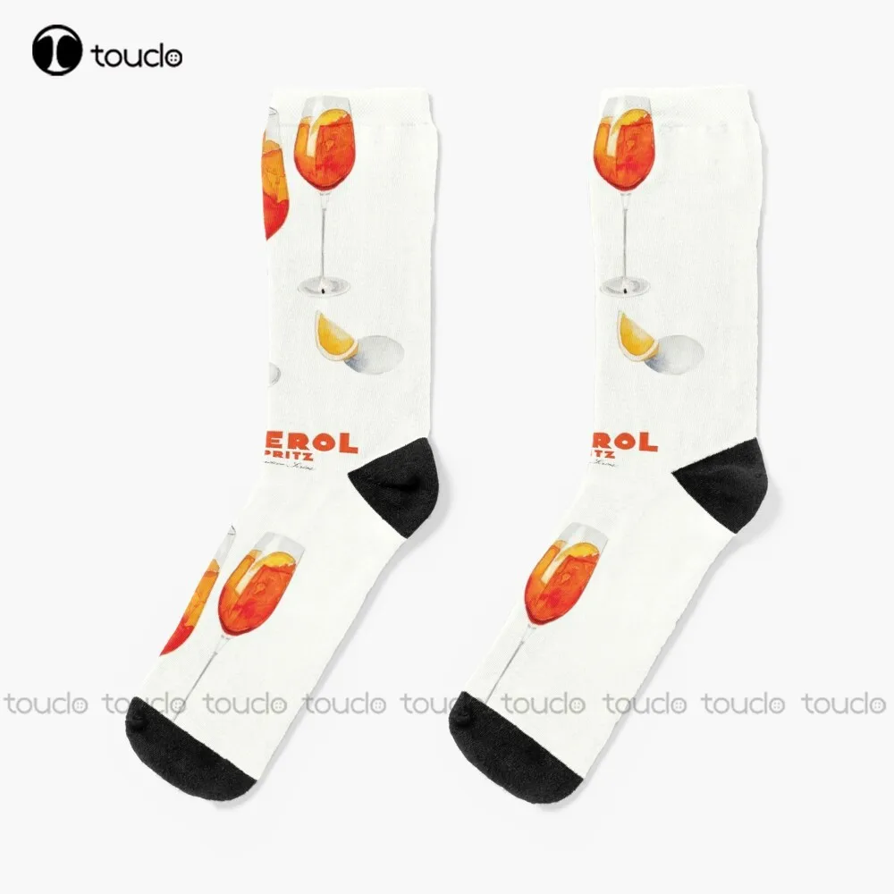 Aperol' Spritz Socks Socks Unisex Adult Teen Youth Socks Personalized ...