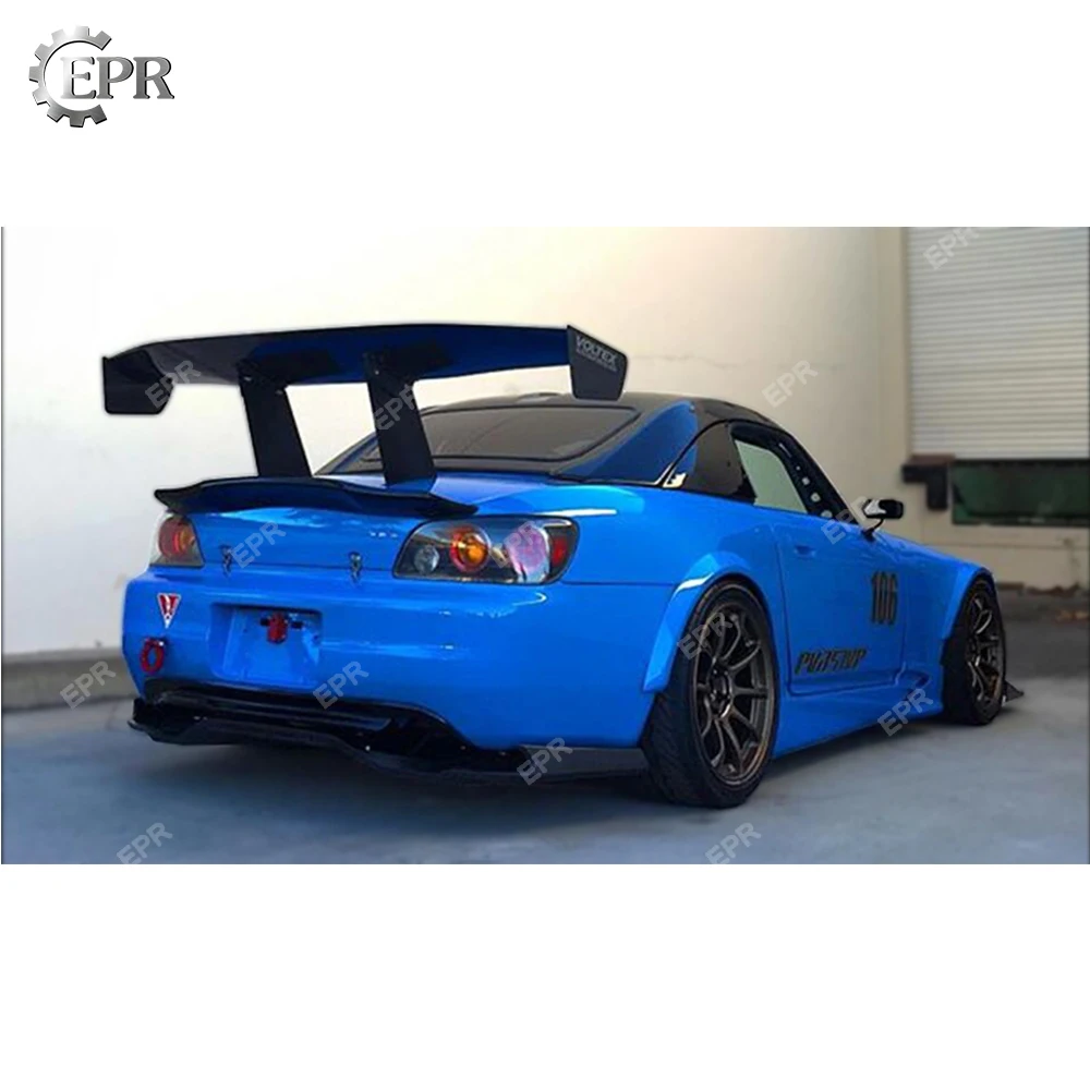 For S2000 AP1 AP2 K1 Lab Style FRP Fiber Glass Trunk Spoiler For Honda ...
