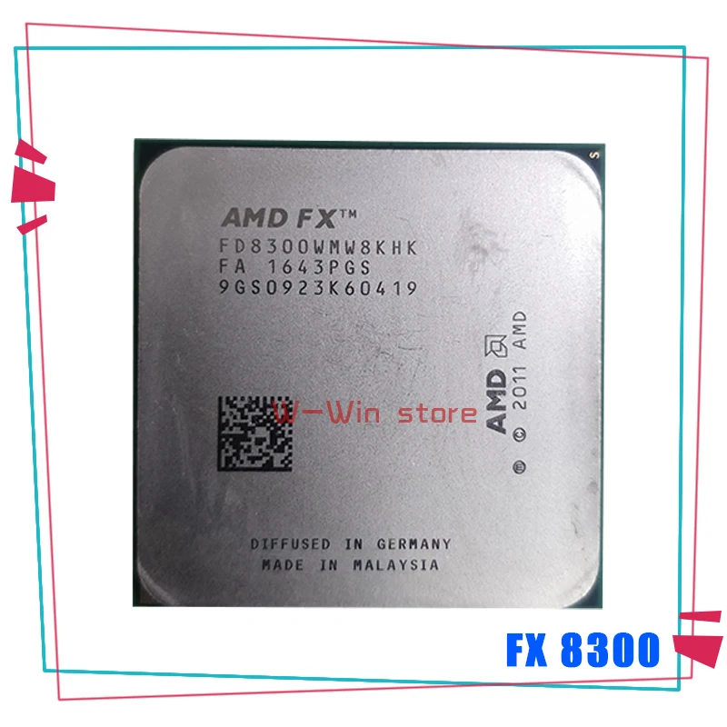 AMD FX 8300 FX 8300 FX8300 3.3 GHz 8 코어 8M 프로세서 소켓 AM3 + CPU 95W 벌크 패키지 ...