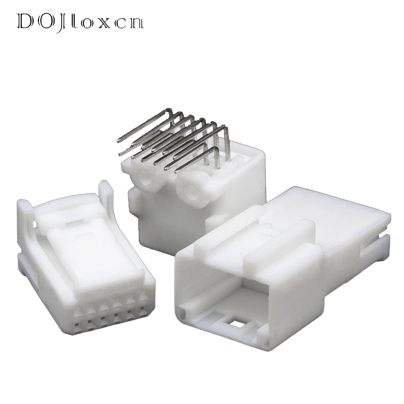 1 Set 12 Pin Car Rear View Mirror Wiring Connector Plug White Male ...