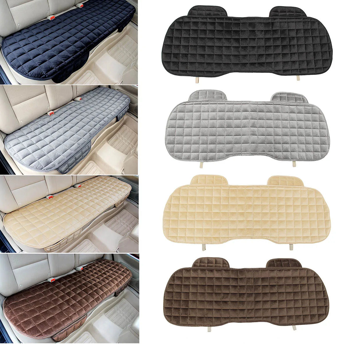 Car Seat Cushion Car Rear Chair Seat Pad For Vehicle Auto Protector ...