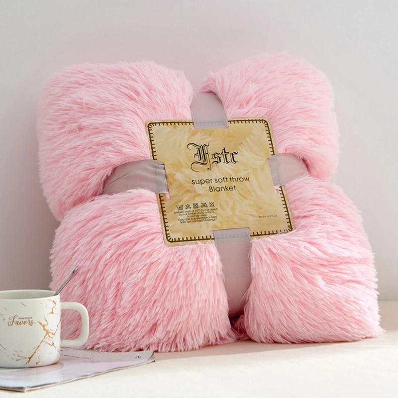 Fluffy-Fur-Blanket-Long-Shaggy-Super-Soft-Sofa-Blankets-Bed-Bedspread ...