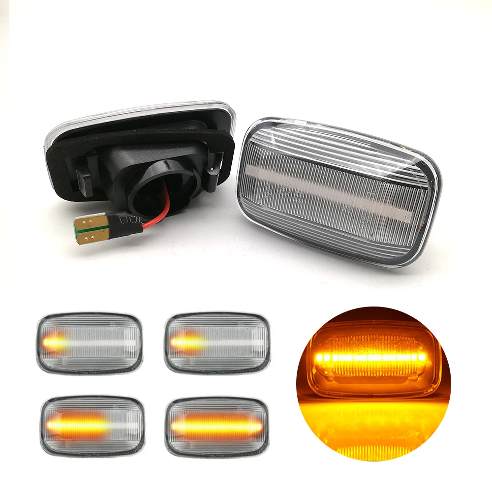 1Pair-Dynamic-LED-Side-Marker-fender-Lights-Flowing-Turn-Signal-Light ...