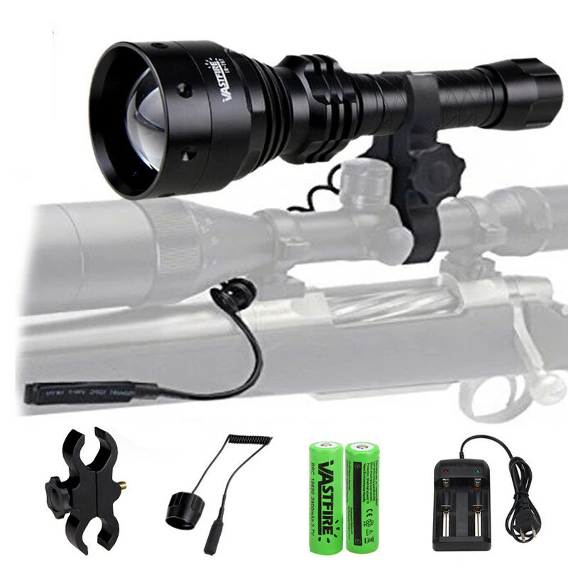 Zoomable-Adjustable-Infrared-Light-Hunting-Torch-Black-850nm-IR-Night ...