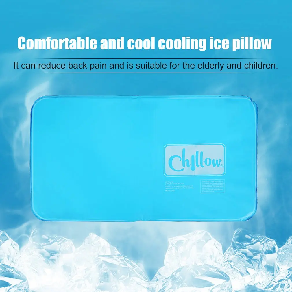 New-Cooling-Ice-Pillow-Sleeping-Aid-Pad-Mat-Muscle-Relief-Cooling-Gel ...