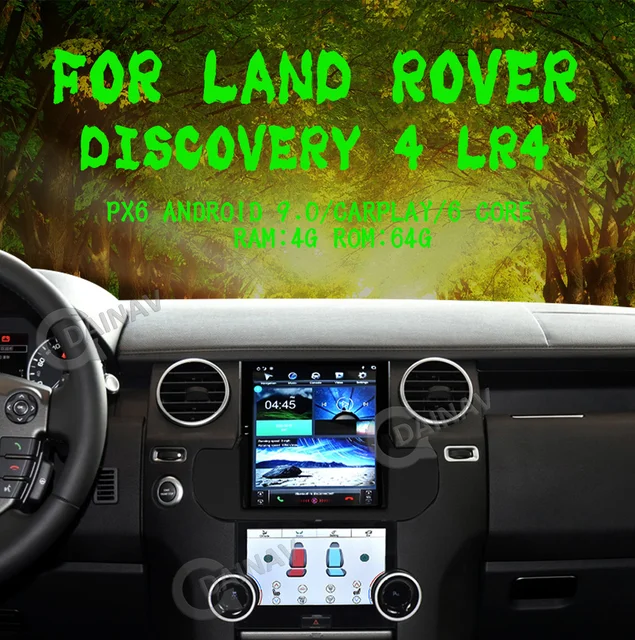 PX6 Android Tesla Style Car Radio Carplay For Land Rover Discovery 4 ...