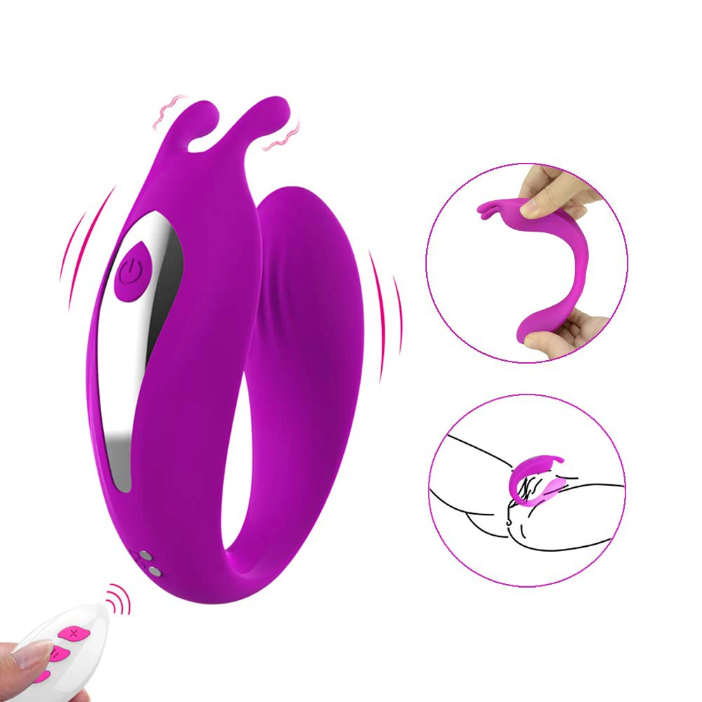 Powerful G Spot Rabbit Vibrator Remote Couple Vibrator With Dual Motor