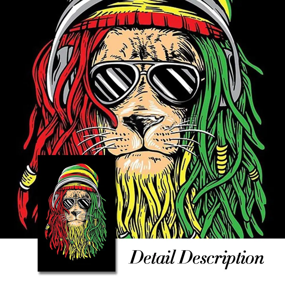 Lion With Dreadlocks Drawings