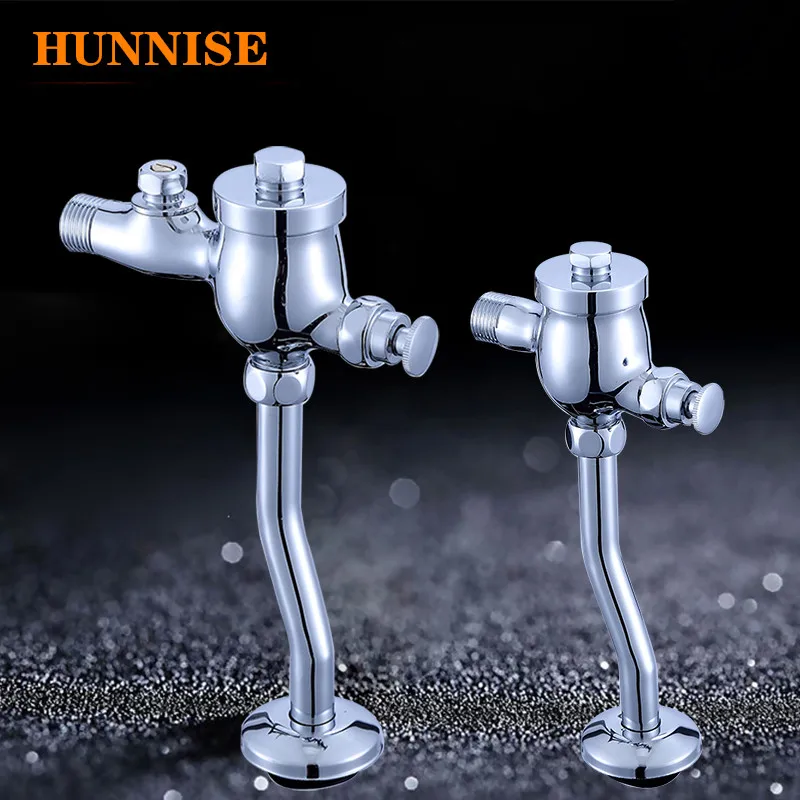 Brass-Delay-Urine-Flushing-Valve-Wall-Mounted-Bathroom-Toilet-Delay ...