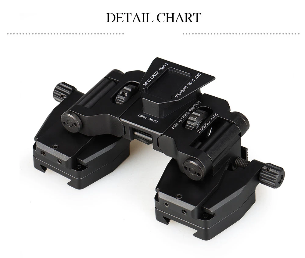Free shipping PVS14 NVG binocular bridge goggles stent skip rhino mount ...